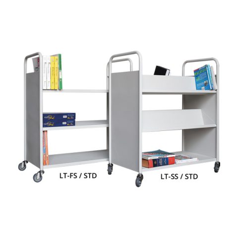 Library Mobility: Heavy-Duty Steel Book Trolley for Books